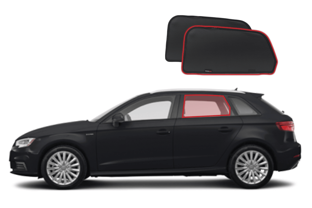 Audi A3 Sunshades - Perfect Fit Guaranteed - Snap Shades