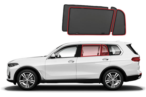 BMW X7 Sunshades - Perfect Fit Guaranteed - Snap Shades