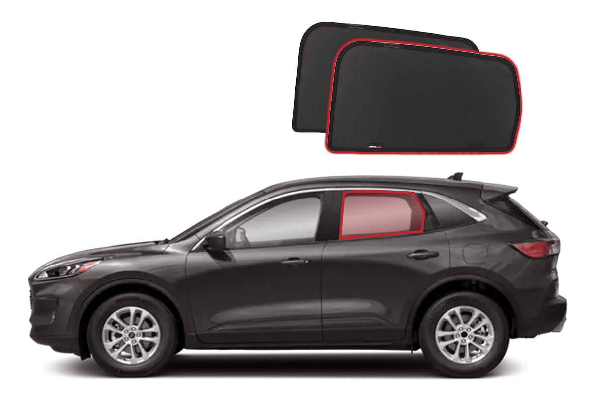 Ford Ranger Sunshades - Perfect Fit Guaranteed - Snap Shades