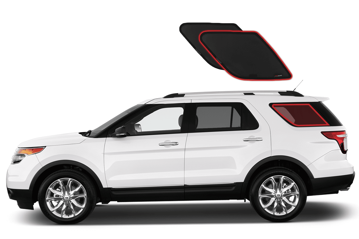 Ford Explorer Sunshades - Perfect Fit Guaranteed - Snap Shades