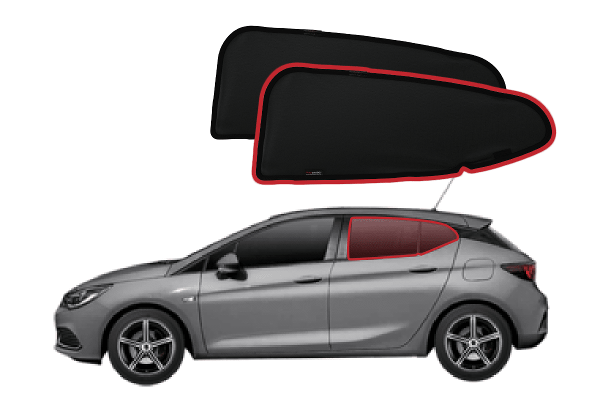 Holden Astra Sunshades - Perfect Fit Guaranteed - Snap Shades