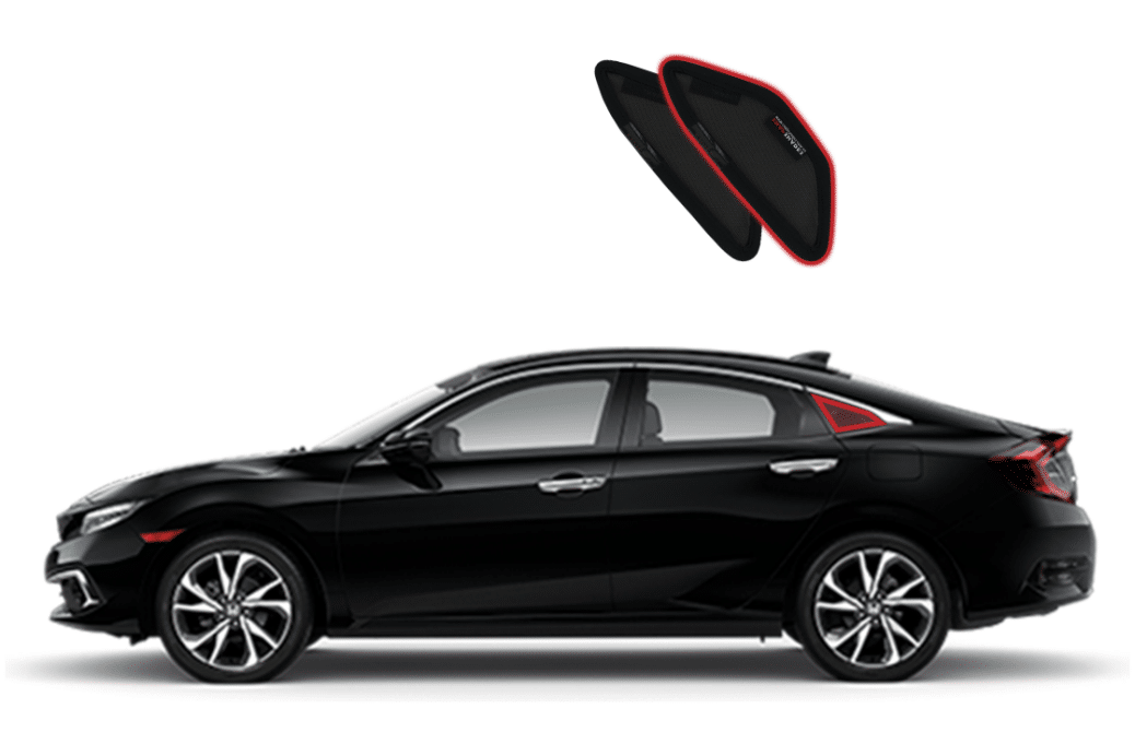 Honda Civic Sunshades - Perfect Fit Guaranteed - Snap Shades