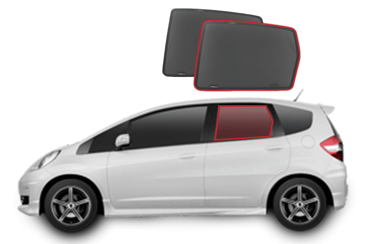 Honda Jazz Sunshades - Perfect Fit Guaranteed - Snap Shades