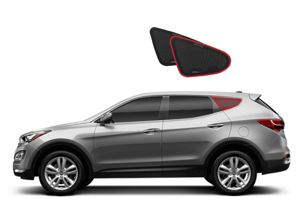 Hyundai Santa Fe Sunshades - Perfect Fit Guaranteed - Snap Shades