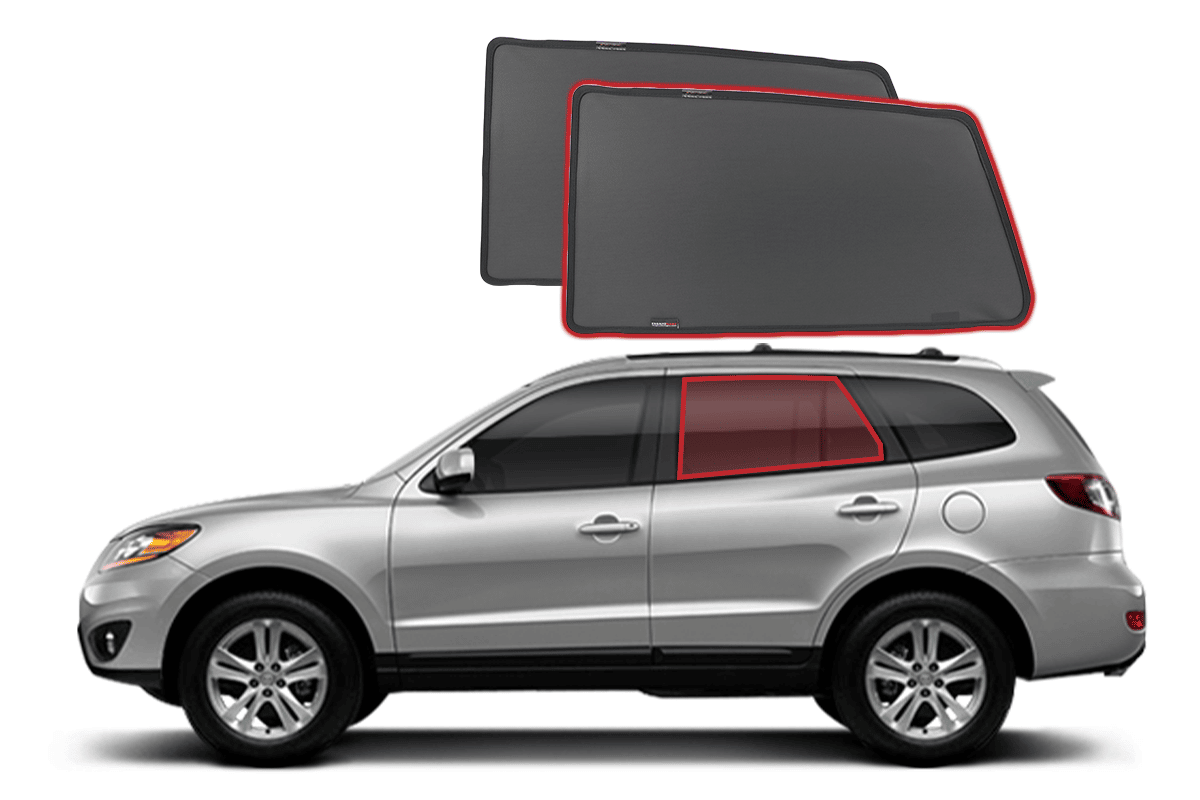 Hyundai Santa Fe Sunshades - Perfect Fit Guaranteed - Snap Shades