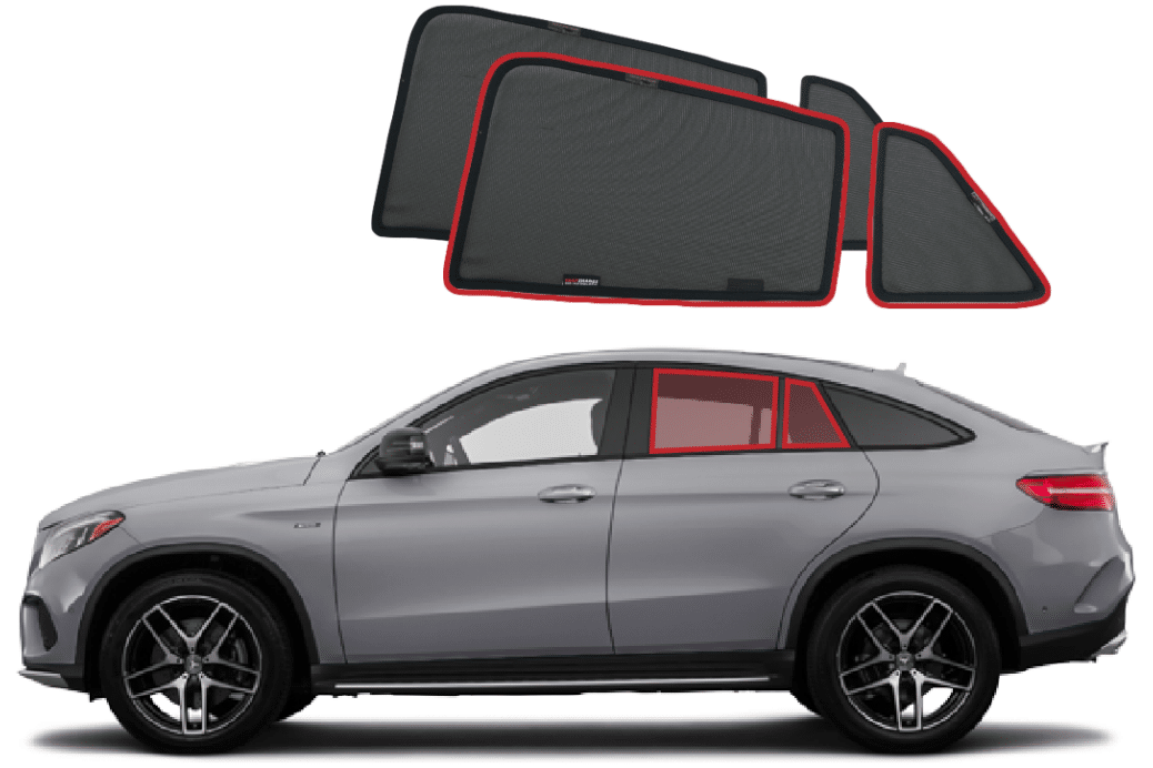 Mercedes GLE Coupe SUV Window Shades C167 2019-Present
