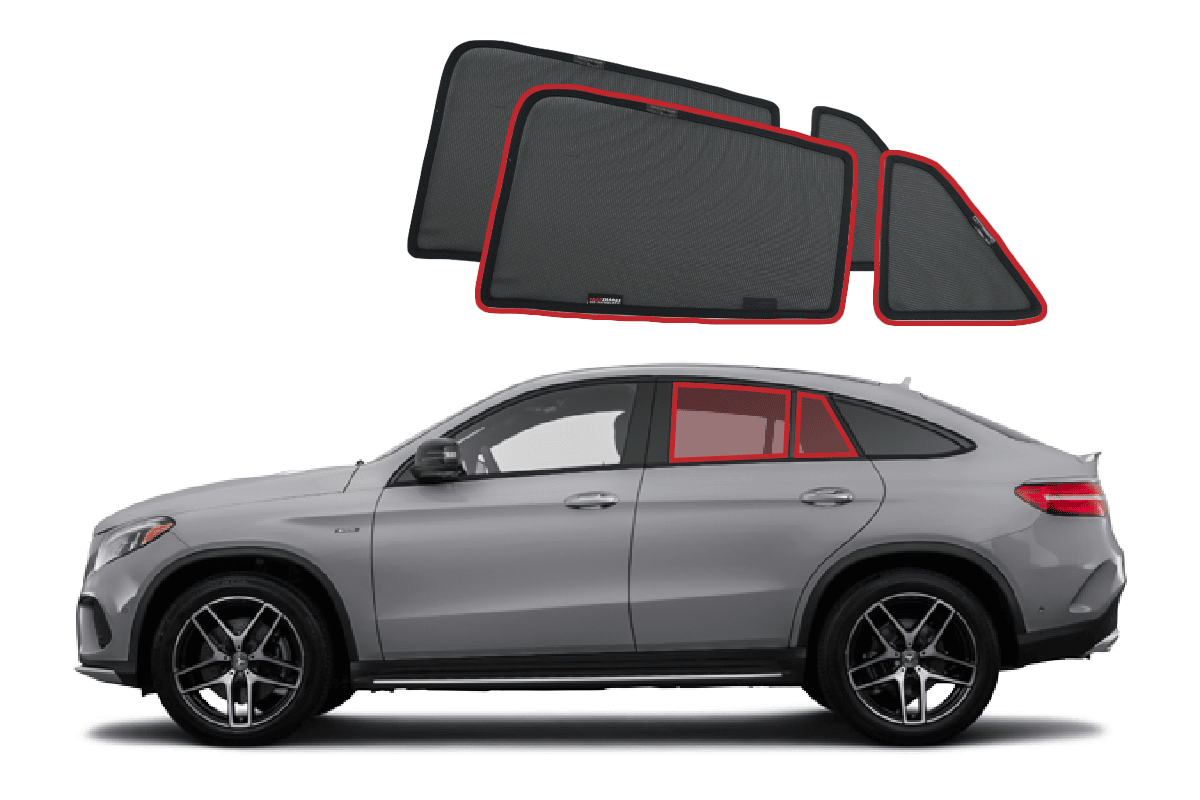 Mercedes GLE Coupe SUV Rear Shades C167 2019-Present