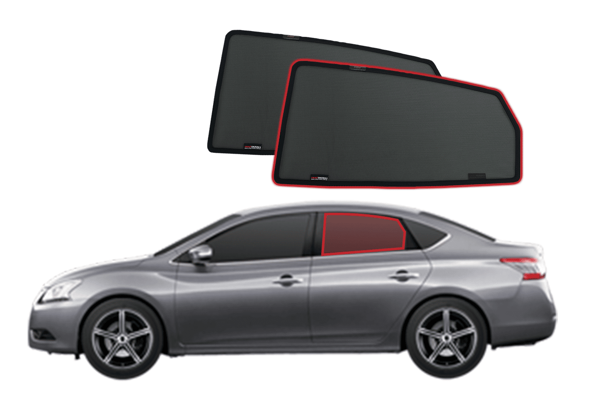 Nissan Pulsar Sunshades - Perfect Fit Guaranteed - Snap Shades