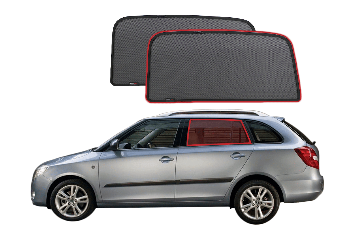 Skoda Fabia Sunshades - Perfect Fit Guaranteed - Snap Shades