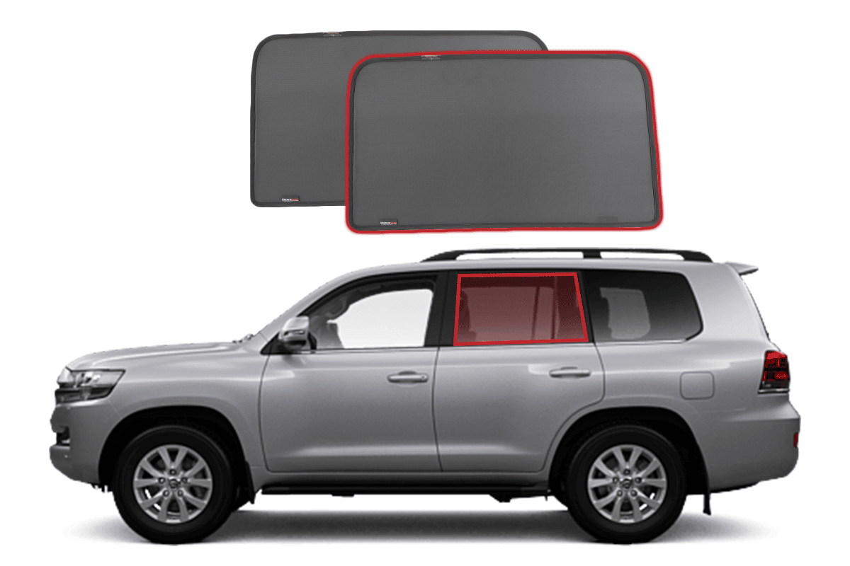 Toyota LandCruiser Sunshades - Perfect Fit Guaranteed - Snap Shades