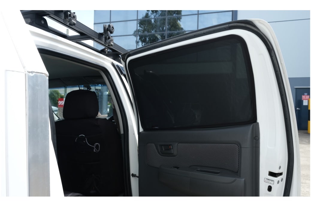 Toyota HiluxSunshades - Perfect Fit Guaranteed - Snap Shades