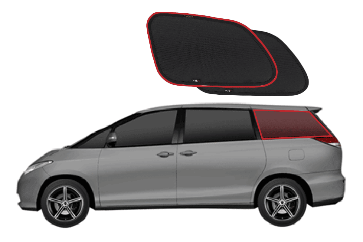 Toyota Tarago Sunshades - Perfect Fit Guaranteed - Snap Shades