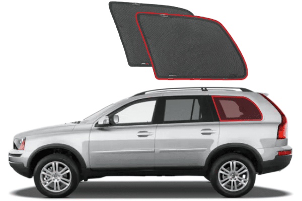 Volvo XC90 Sunshades - Perfect Fit Guaranteed - Snap Shades