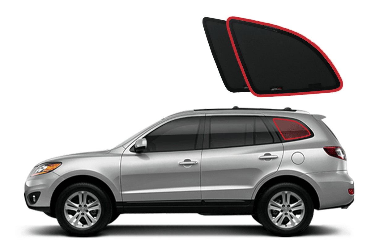 Hyundai Santa Fe Sunshades - Perfect Fit Guaranteed - Snap Shades