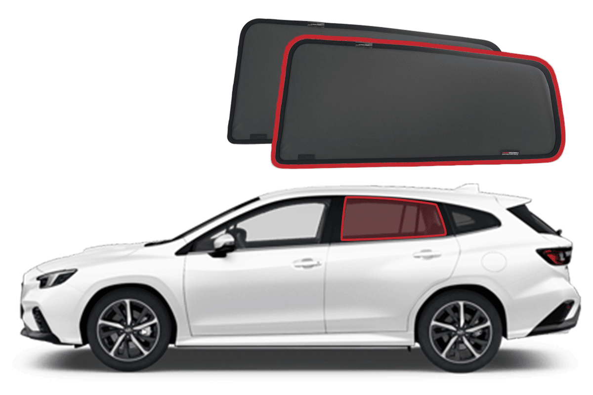 Subaru WRX Sunshades - Perfect Fit Guaranteed - Snap Shades
