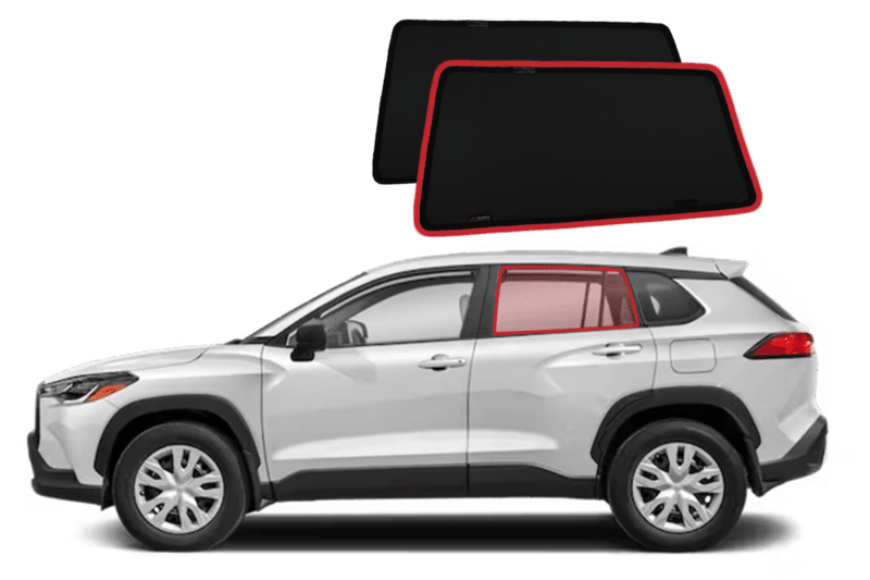 Toyota Corolla Cross Sunshades - Perfect Fit Guaranteed - Snap Shades