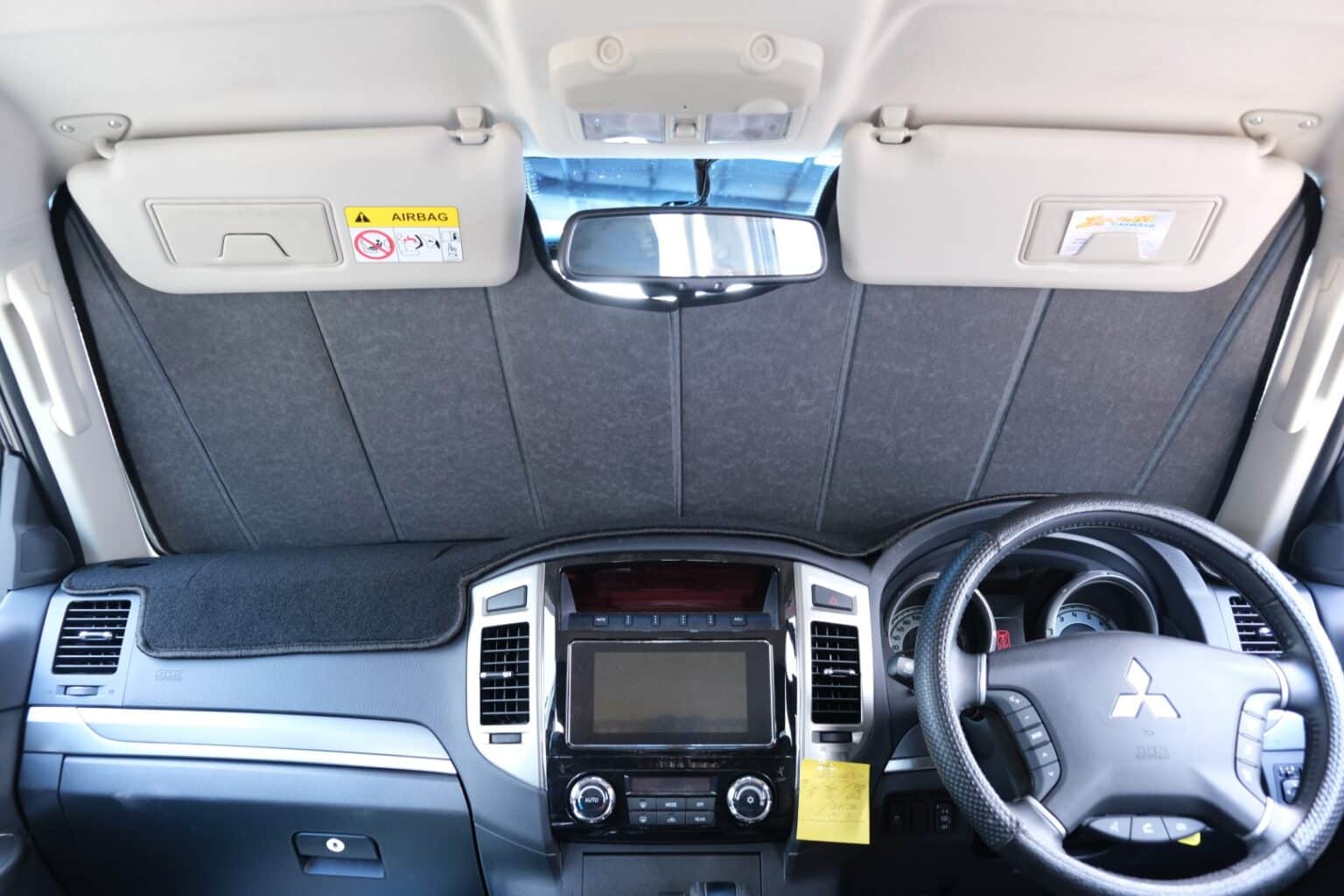 Mitsubishi Pajero Sunshades - Perfect Fit Guaranteed - Snap Shades