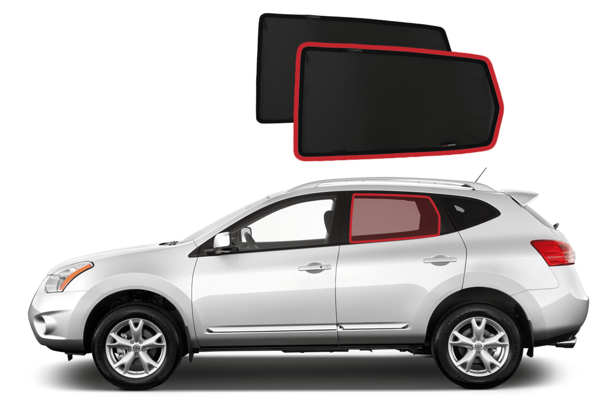 Nissan Rogue Sunshades - Perfect Fit Guaranteed - Snap Shades