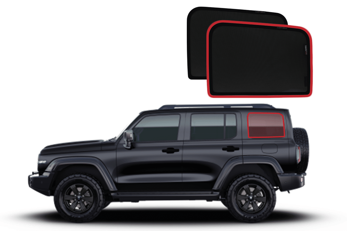 GWM Tank 300 Sunshades - Perfect Fit Guaranteed - Snap Shades