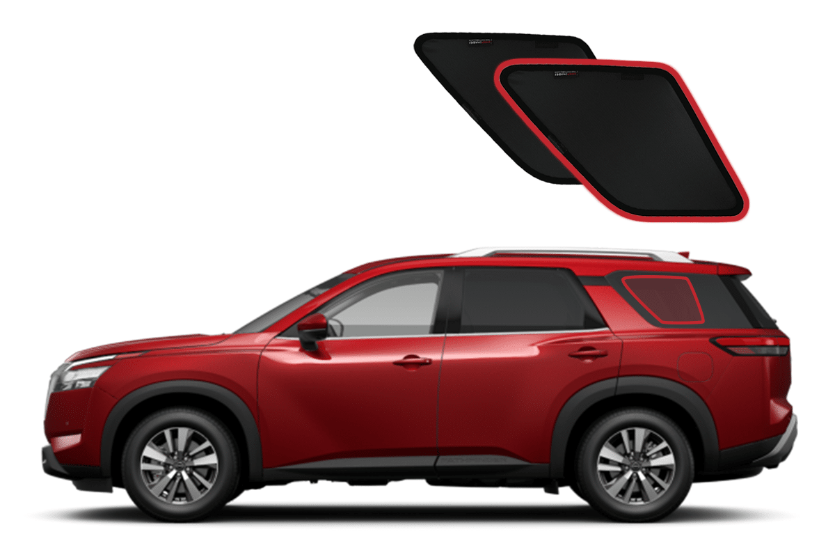Nissan Pathfinder Sunshades - Perfect Fit Guaranteed - Snap Shades