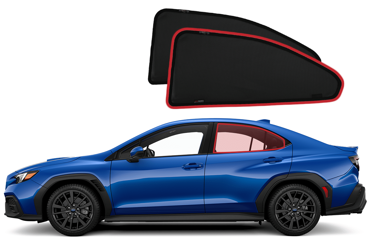 Subaru WRX Sunshades - Perfect Fit Guaranteed - Snap Shades