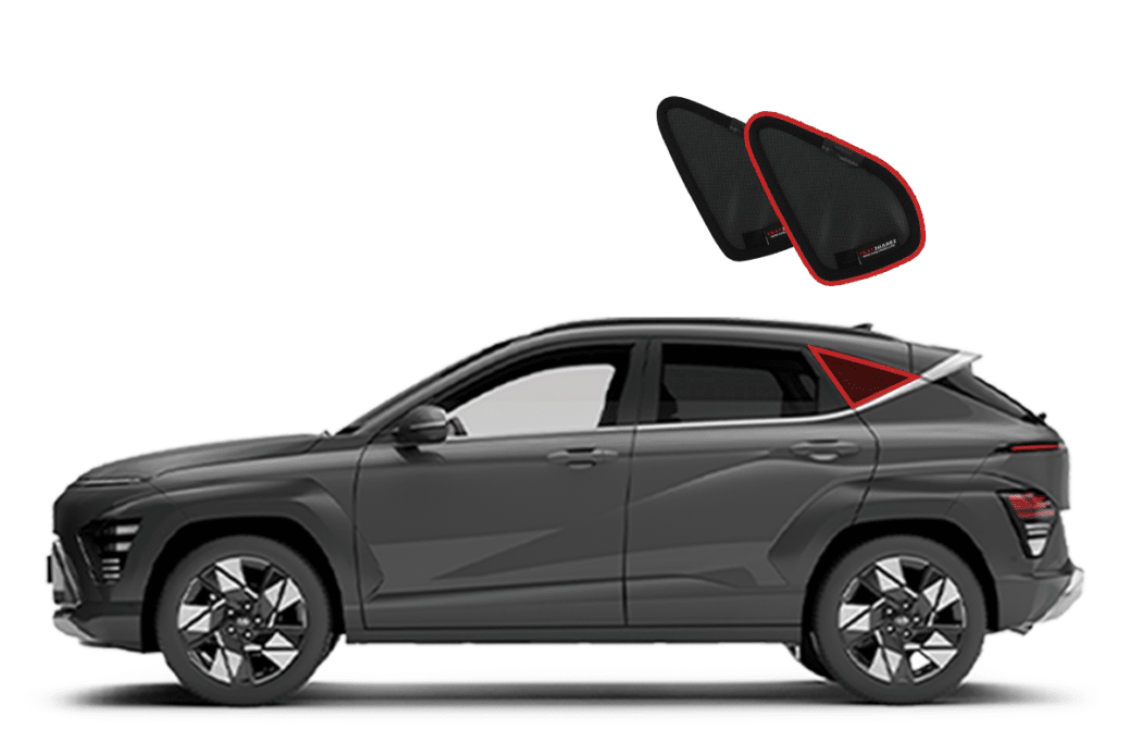 Hyundai Kona Sunshades - Perfect Fit Guaranteed - Snap Shades