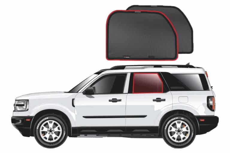 Ford Bronco Sport Car Window Shades (CX430; 2020-Present) - Snap Shades