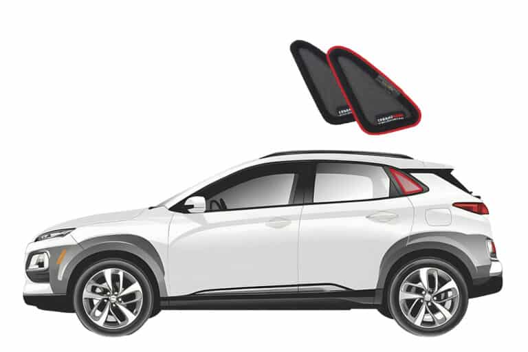 Hyundai Kona 1st Generation Car Window Shades (OS; 2017-2023) - Snap Shades