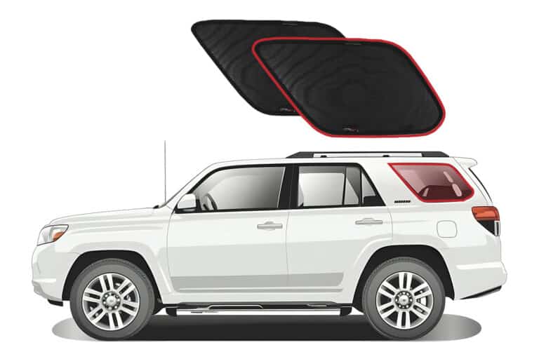 Toyota 4Runner 5th Generation Car Window Shades (N280; 2009-2024 ...