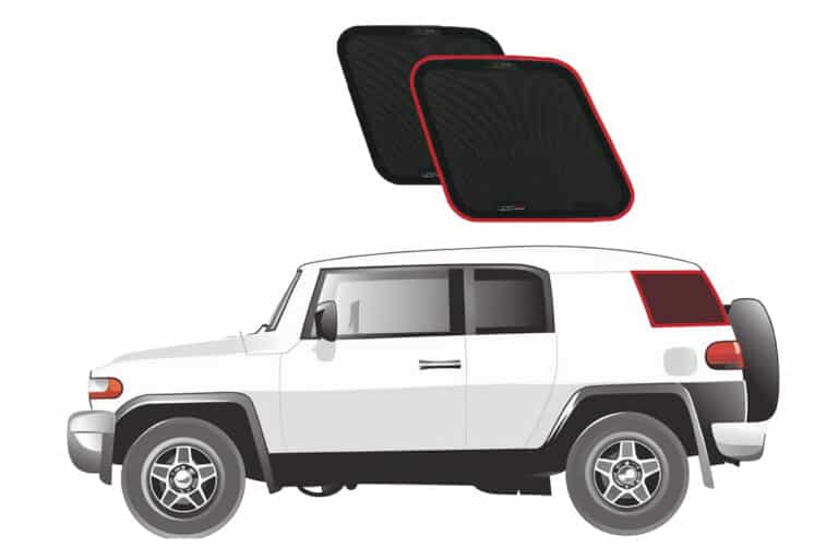 Toyota FJ Cruiser Car Window Shades (2006-2022) - Snap Shades