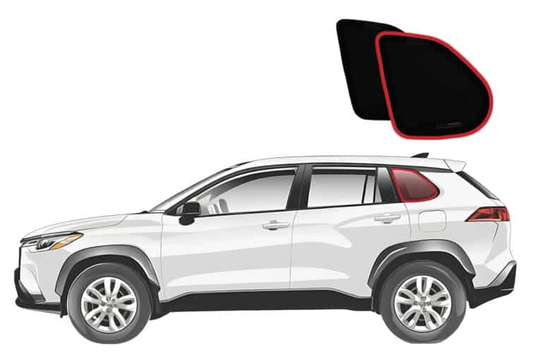 Toyota Corolla Cross Car Window Shades (XG10; 2020-Present) - Snap Shades